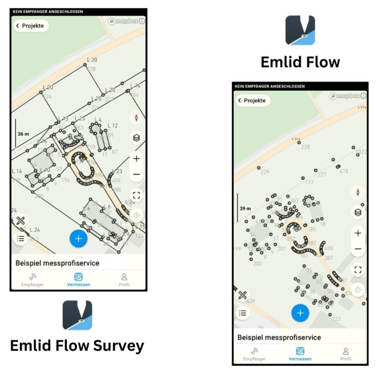 GNSS RTK Rover Emlid Reach RS3 mit Neigungsausgleich